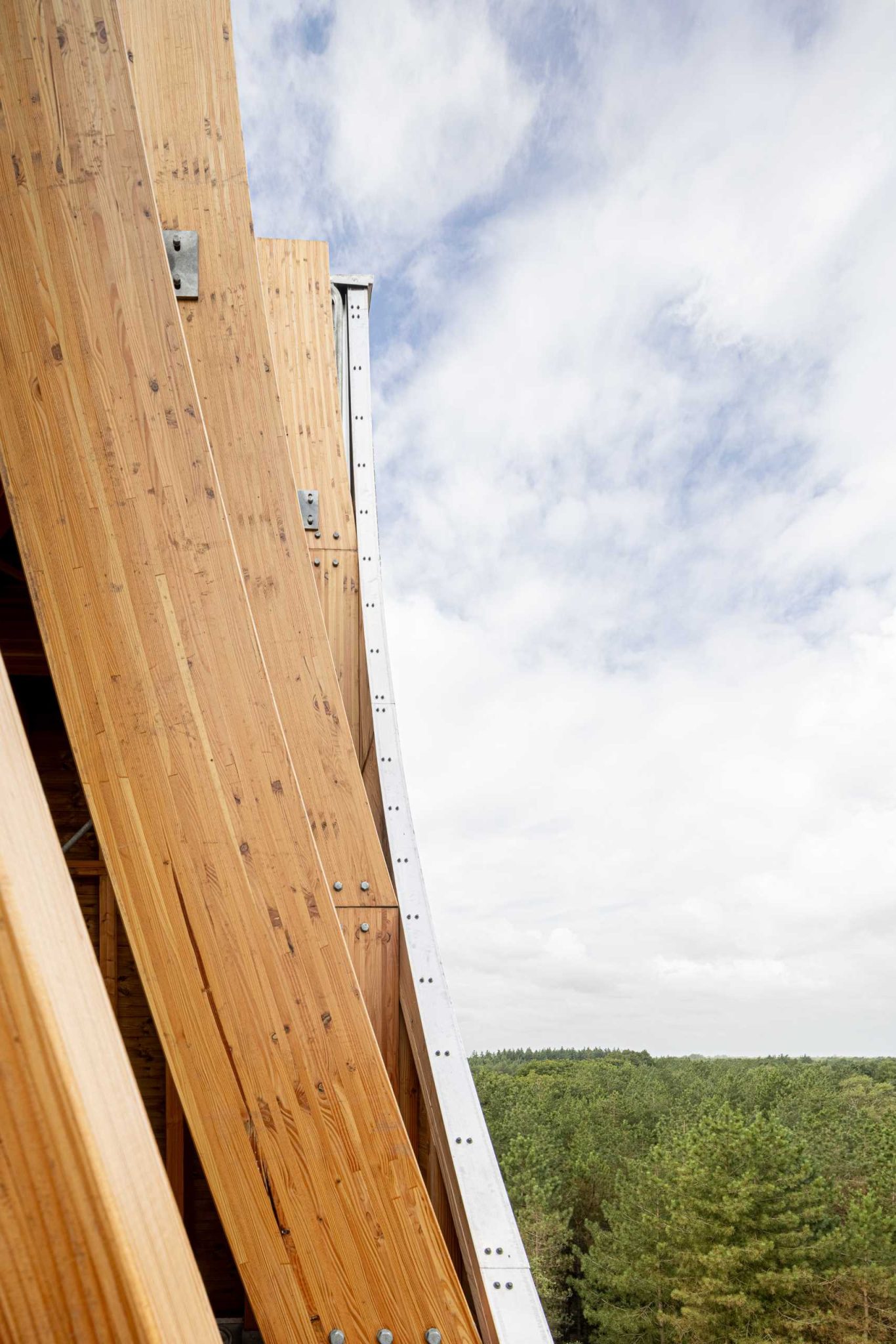 This Wood Watchtower Is Also A Home For Bats
