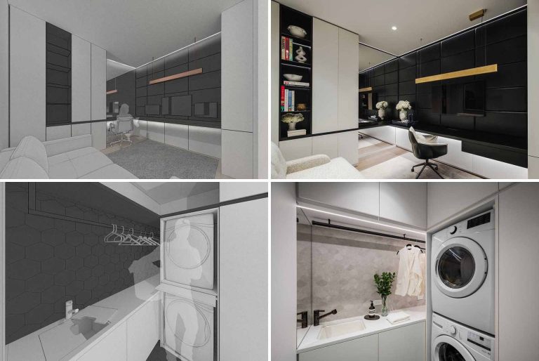 From Render To Reality - A New Home Office And Laundry Room - ARCHI ...