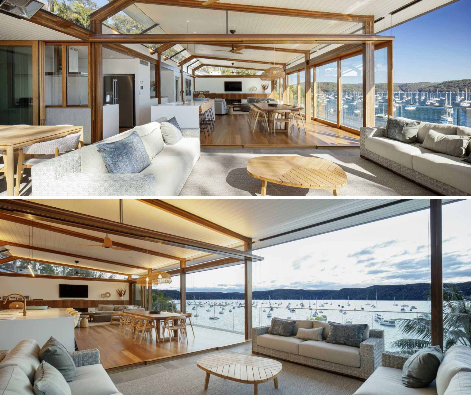 The Illuminated Ceiling Makes The Roof On This Home Almost Appear To Be ...