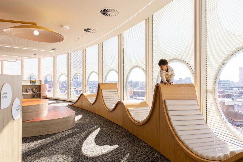 Round Windows Cover The Exterior Of This New Library