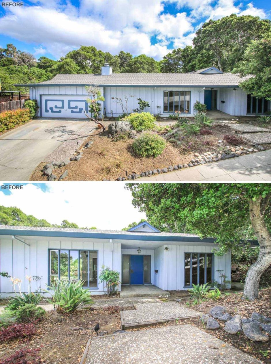 Before & After - A Contemporary Renovation For This Home In California