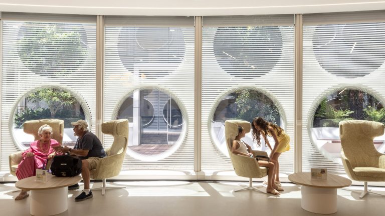 Round Windows Cover The Exterior Of This New Library