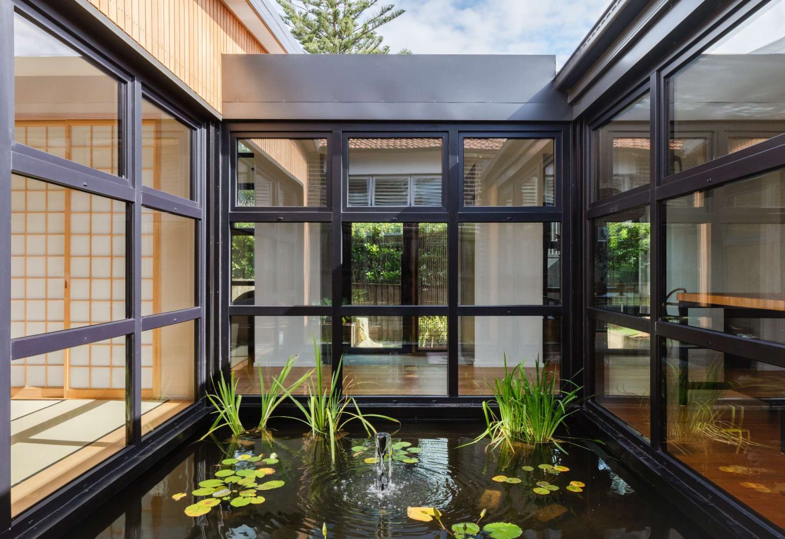 Step inside this Japanese-inspired home extension that's wrapped around ...