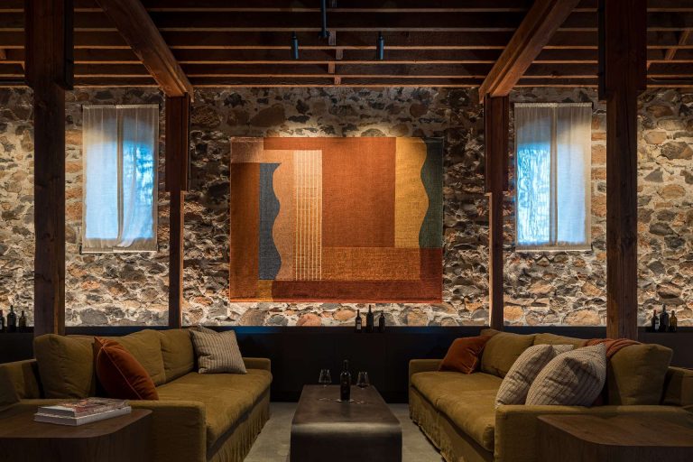This 1800s Stone Building Became a Sophisticated Wine Tasting Room