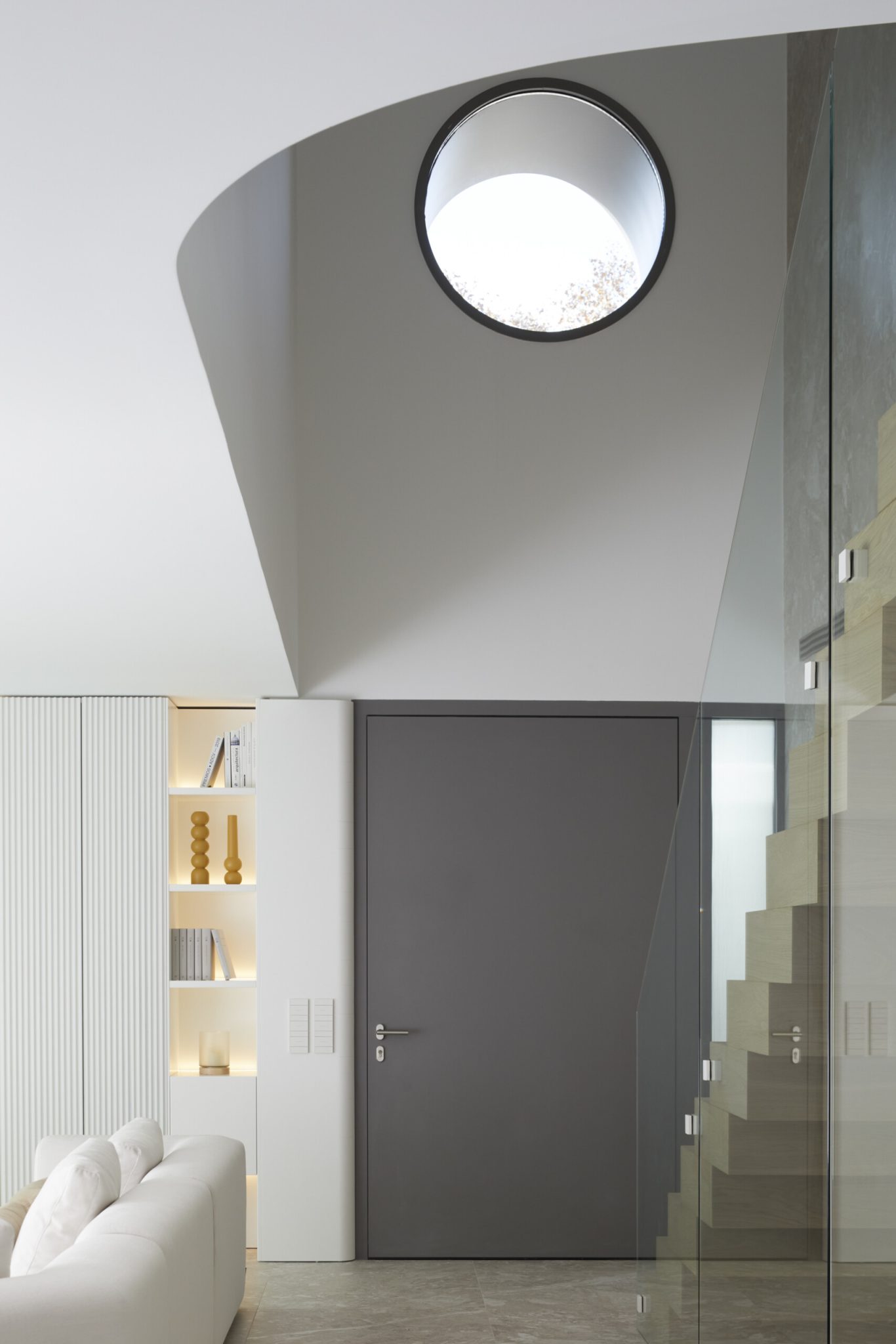 Tucked Behind This Minimalist Home Is a Backyard Oasis