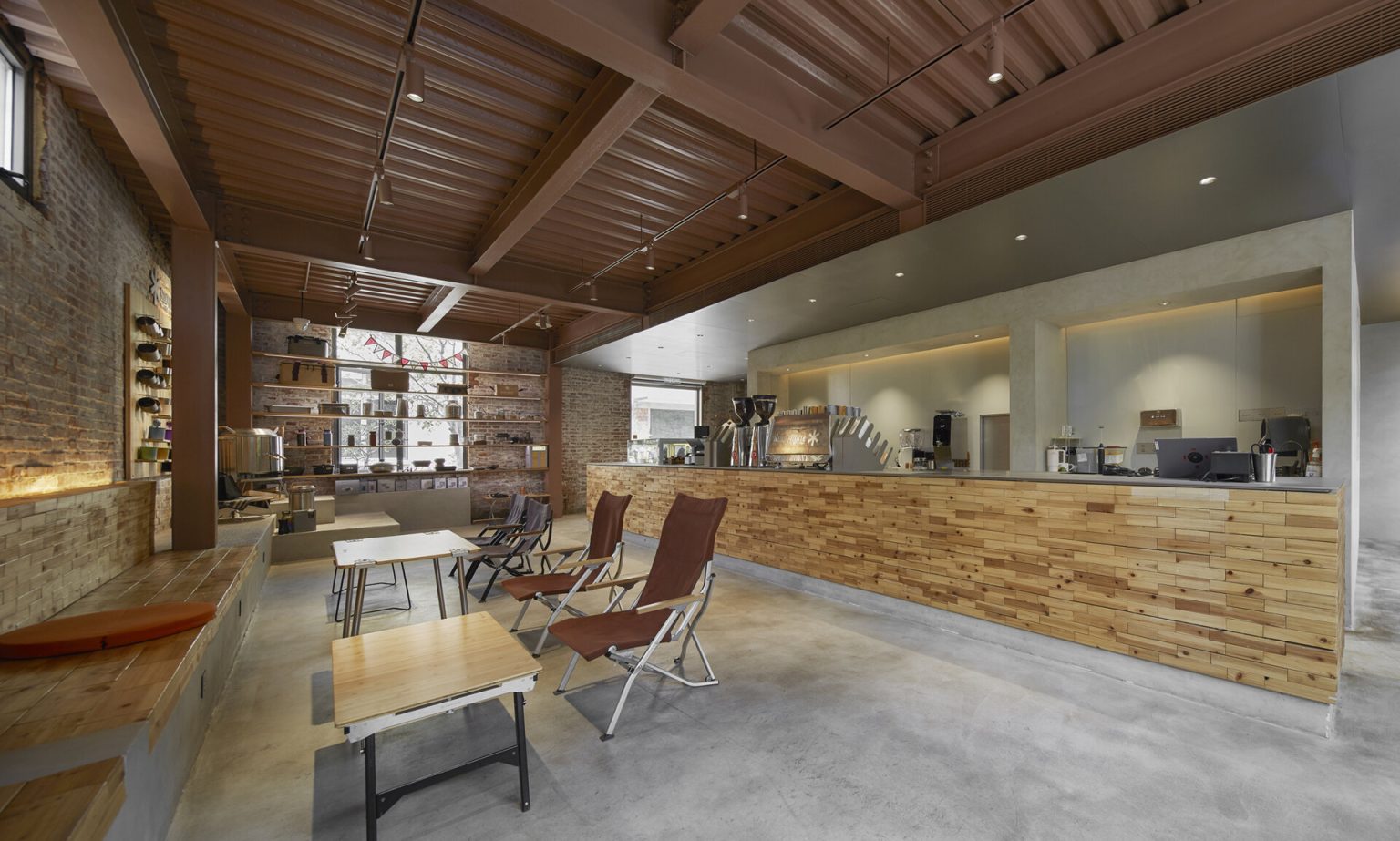 Before and After - A Renovated 1950s Red-Brick Warehouse Turned Into A Cafe