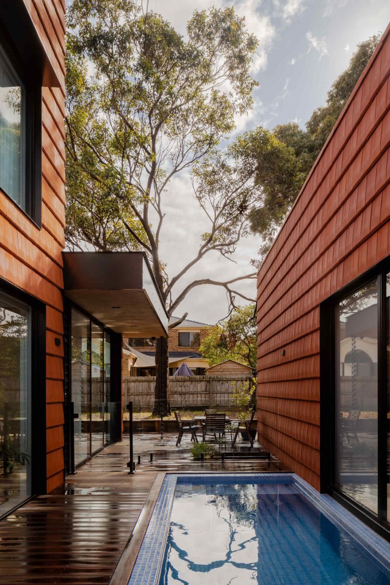 How Terracotta Shingles Bring Earthy Warmth To This Modern Home