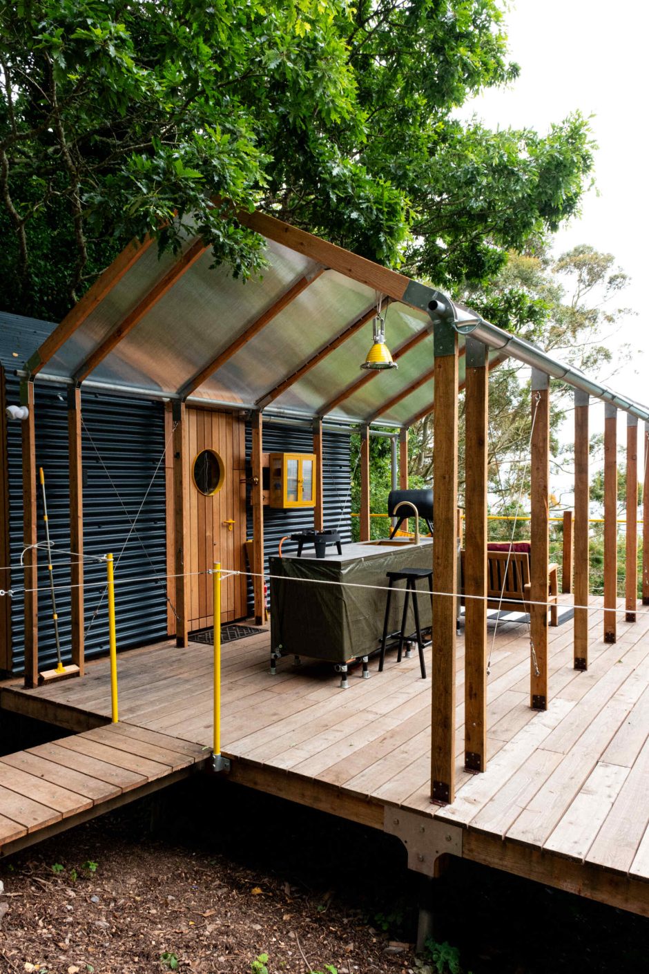 This Elevated Modular Tiny House Is The Woodland Escape You’ve Always Wanted