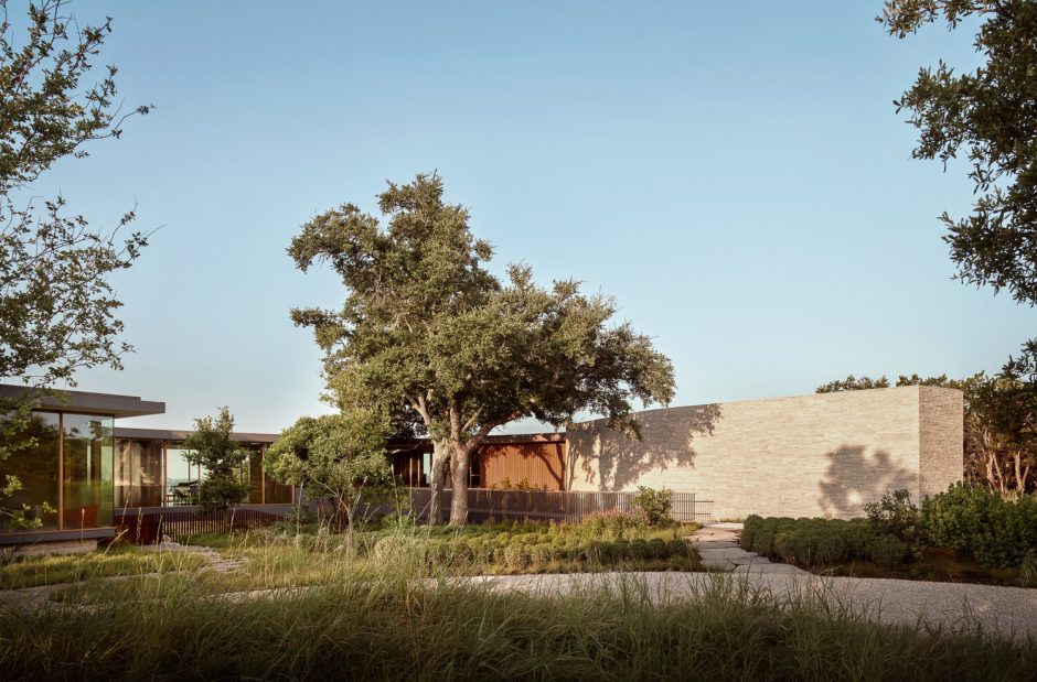 A bridge entry sets up the big reveal inside this home