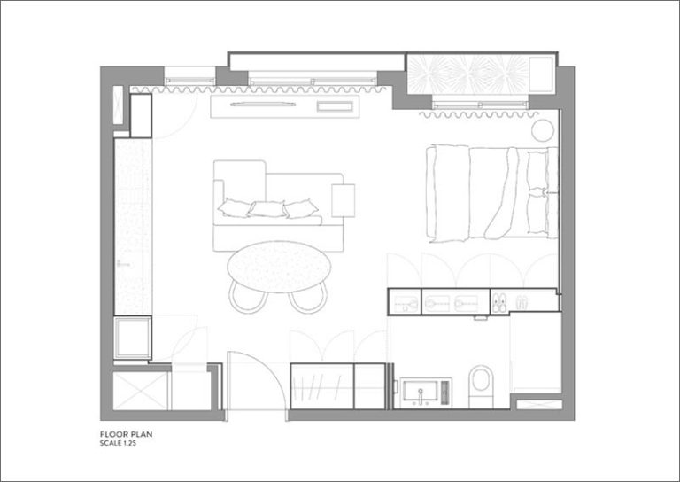 How 430 Square Feet Became a Stylish Home