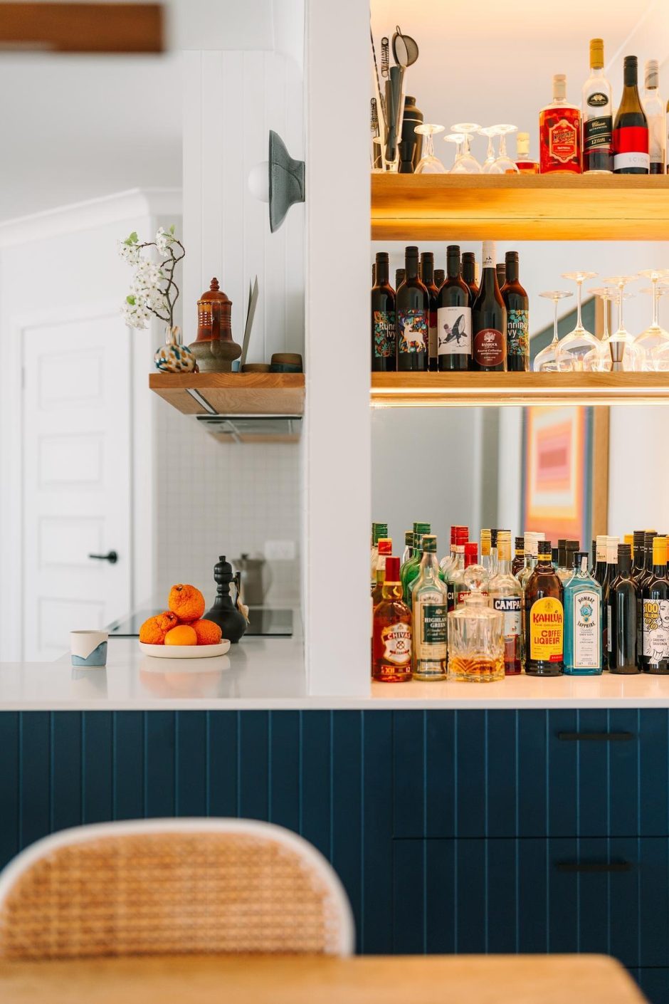 How a plain developer kitchen became a colorful family hub