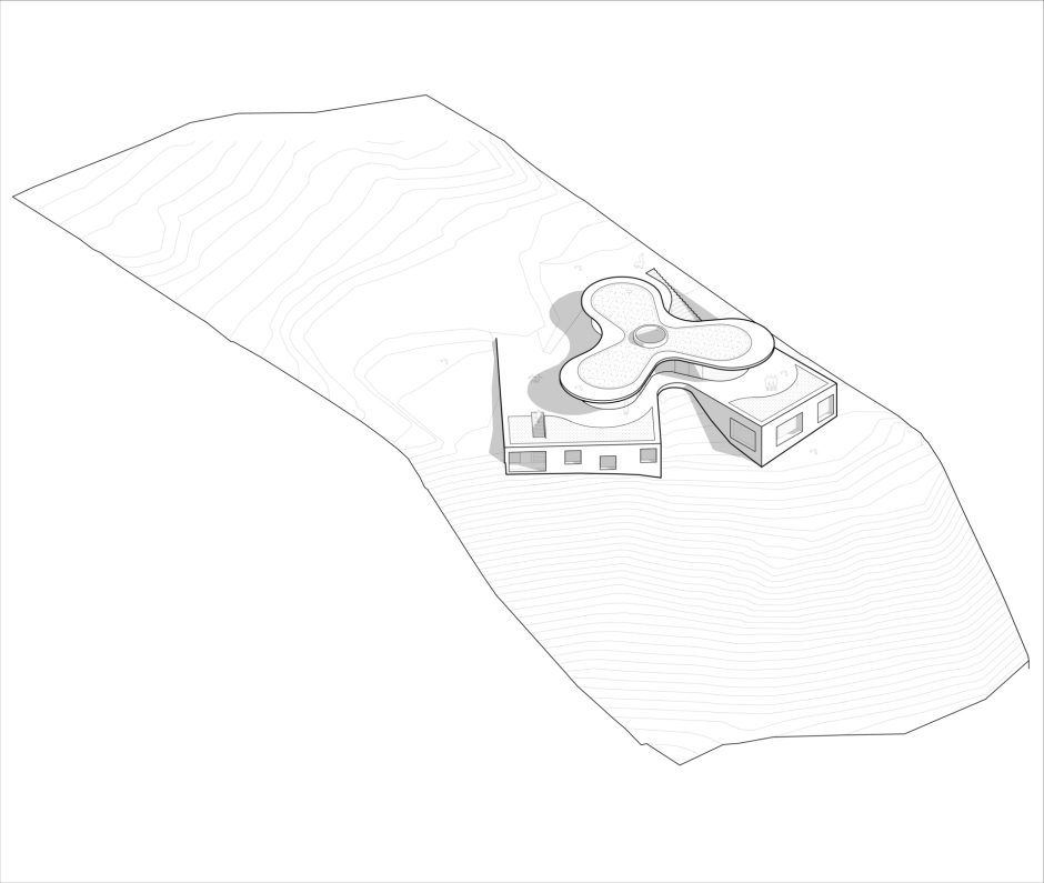 An Amoeba-Shaped Glass Home Perched Above the Chilean Coast