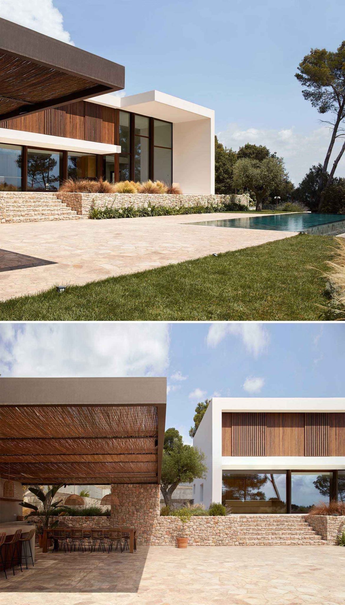 La Calma House Uses Concrete Walls to Create Privacy on a Steep Slope