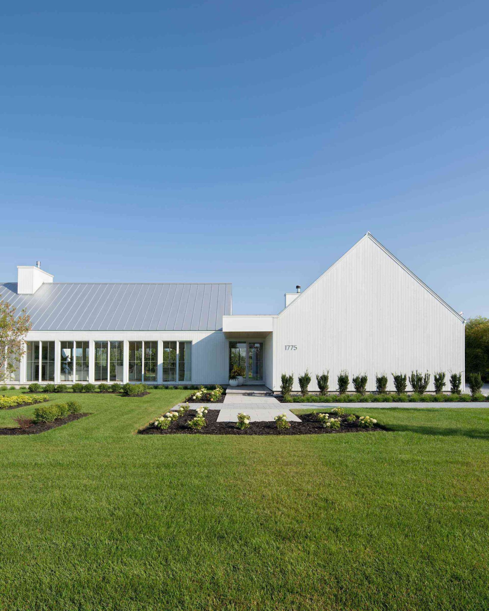 This Monochrome Home Blends Traditional Farm Forms With Modern Design